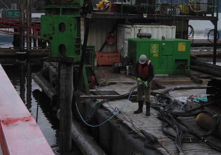 Squirrel Cove Dock Restoration - Cortes Currents