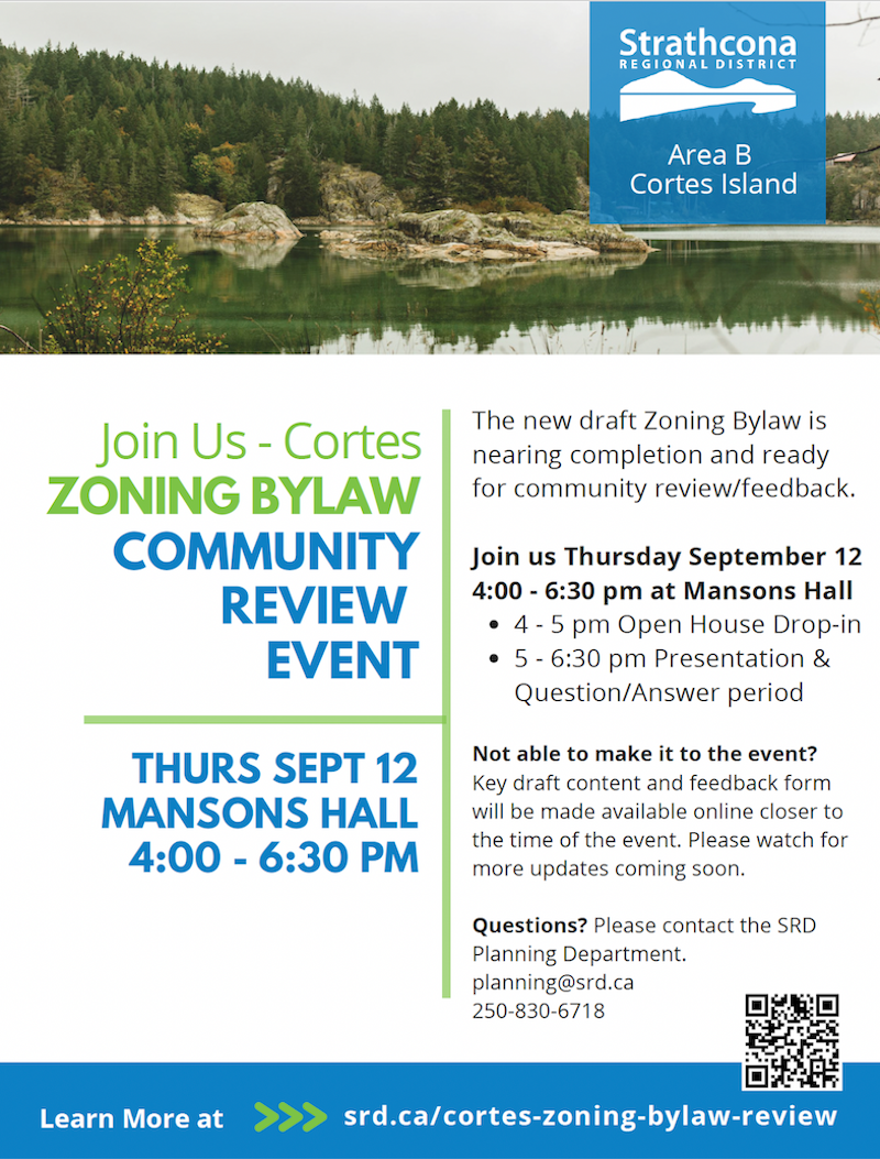 Important Zoning Bylaw Review Meeting - Cortes Currents
